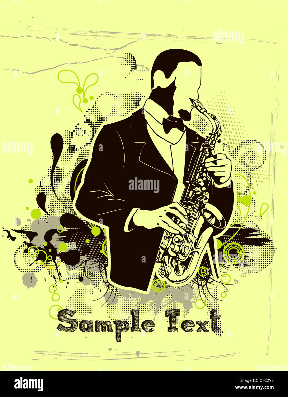 Saxophone man hi-res stock photography and images - Alamy