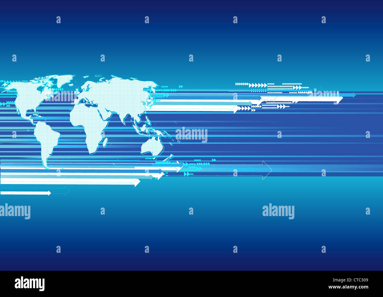 Vector illustration of Business background with world map Stock Photo ...