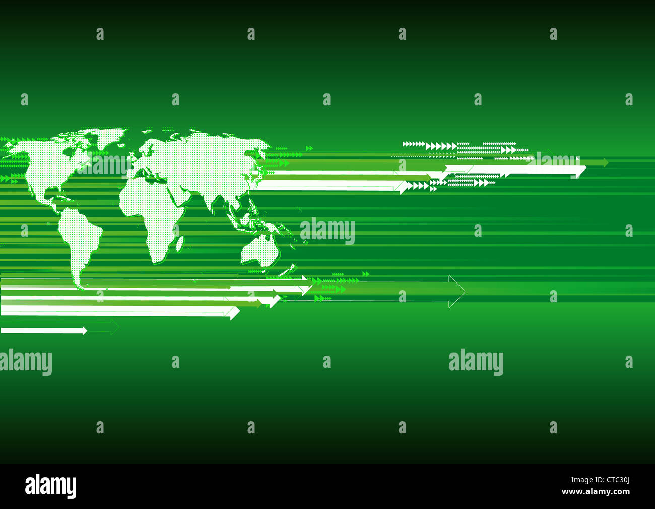 Vector illustration of Business background with world map Stock Photo ...