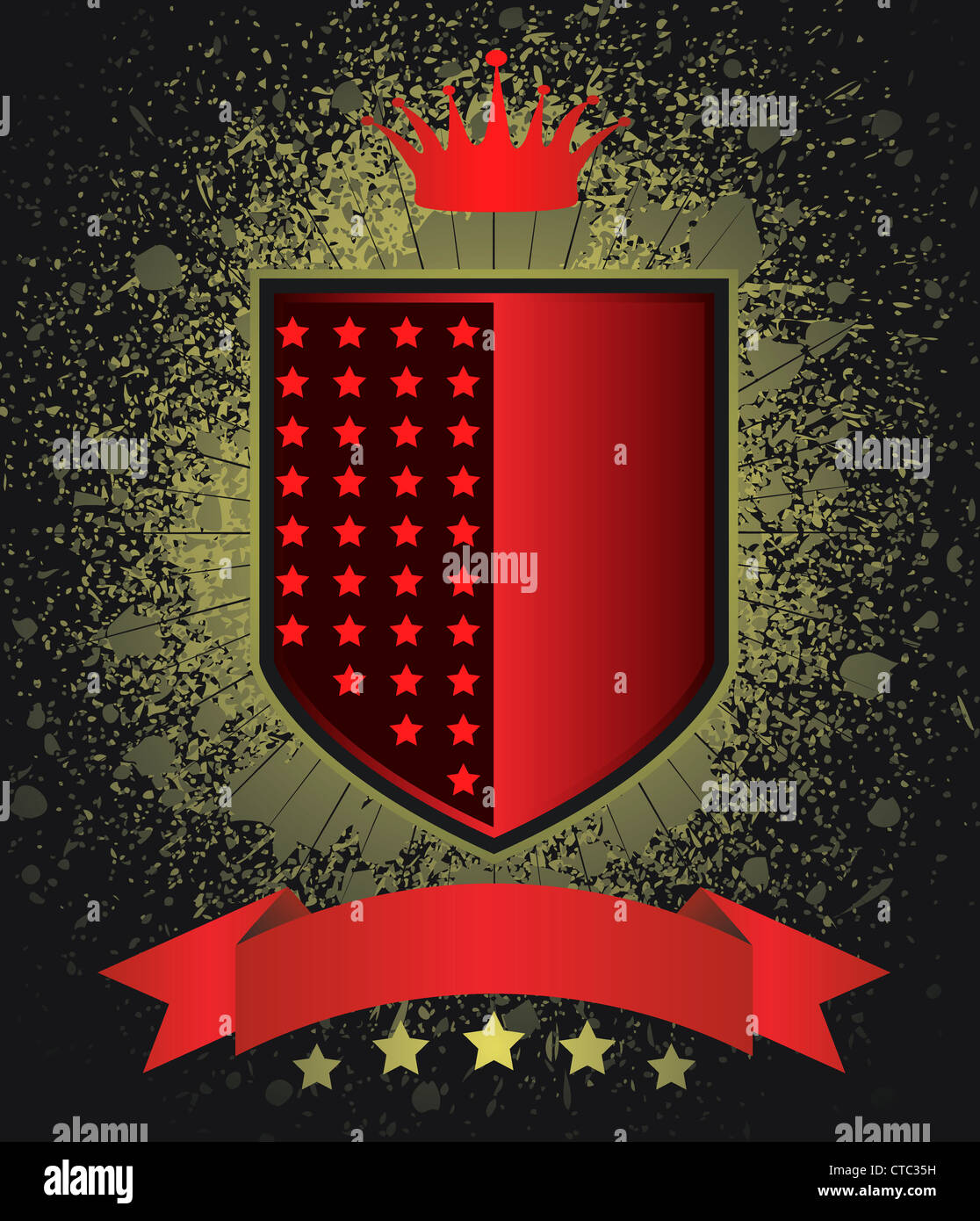 Shield and scroll hi-res stock photography and images - Alamy