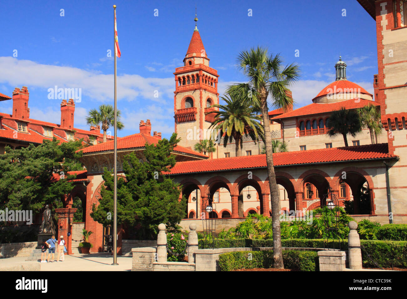 FLAGLER COLLEGE, HISTORIC DOWNTOWN, SAINT AUGUSTINE, FLORIDA, USA Stock ...