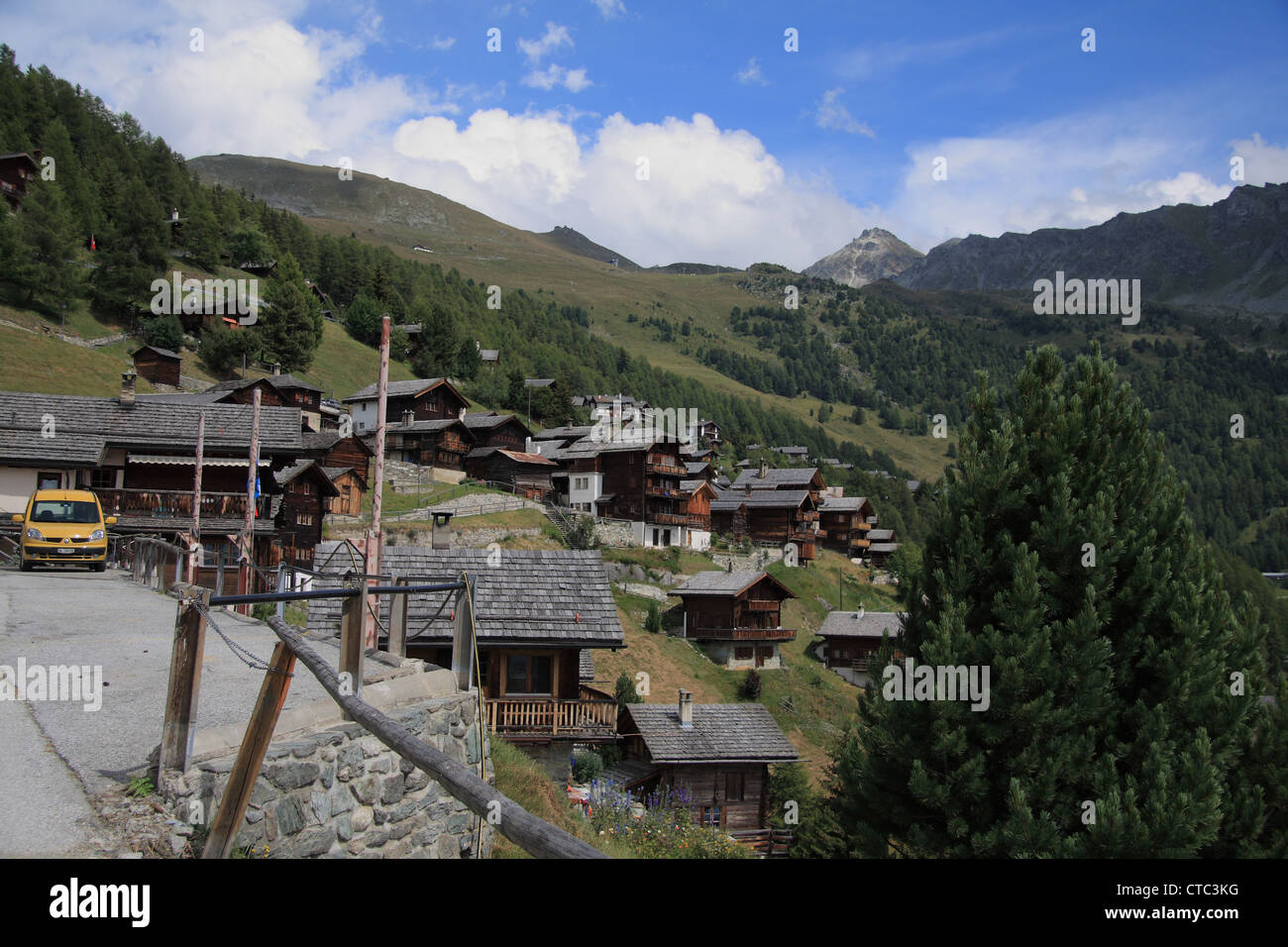 Chandolin village hi-res stock photography and images - Alamy