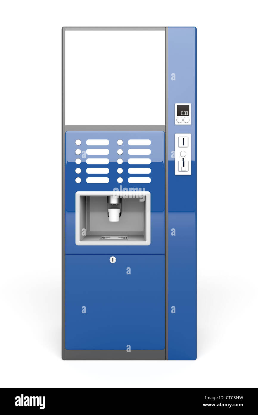 Front view of vending machine Stock Photo - Alamy