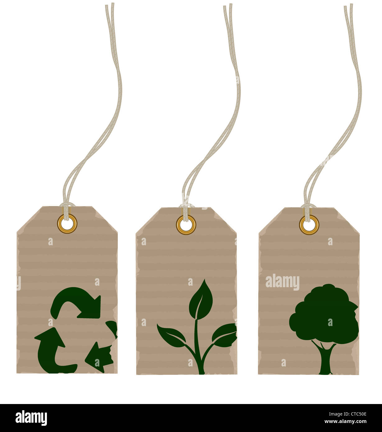 Vector illustration Set of eco product price tags Stock Photo - Alamy