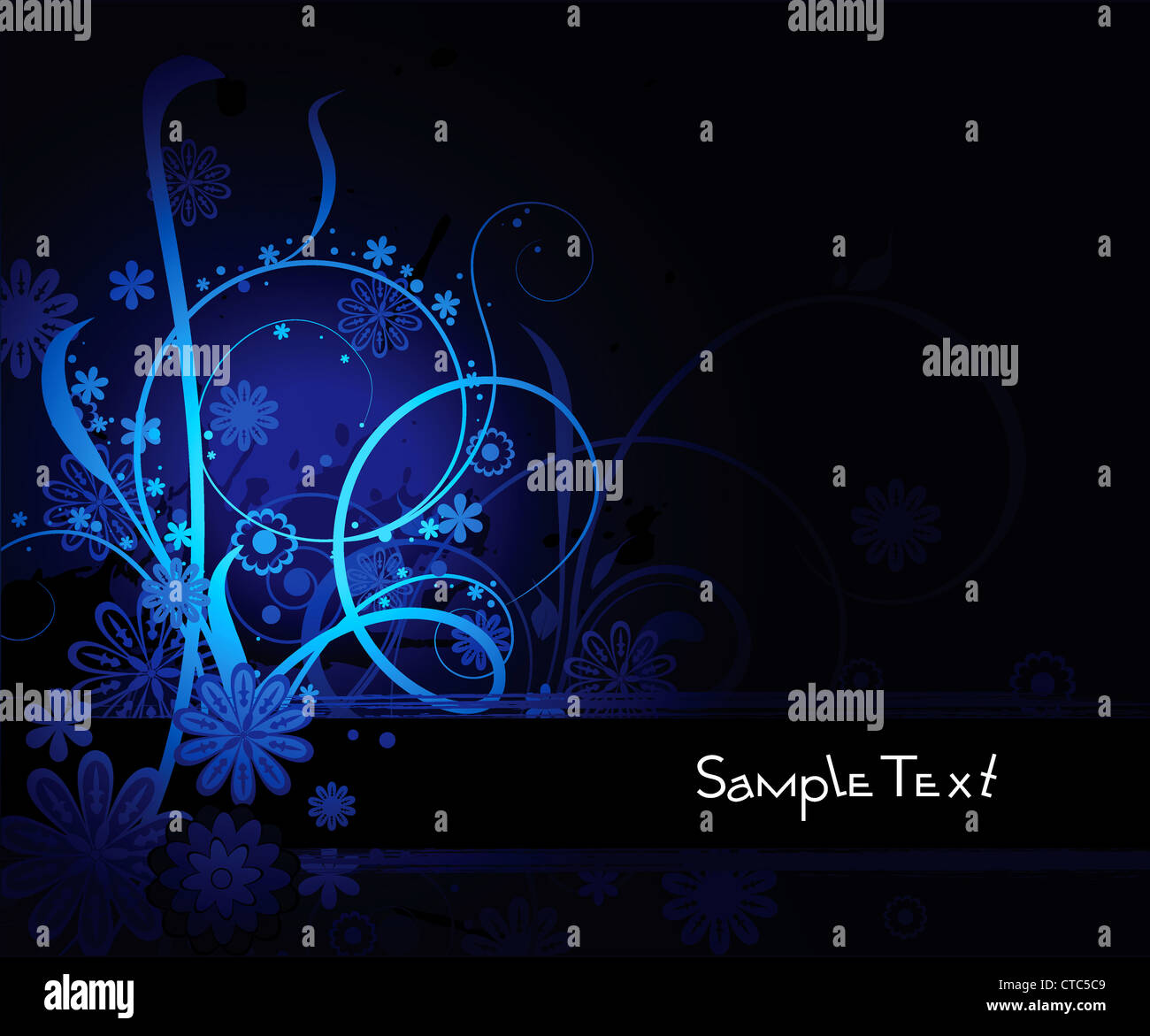 abstract floral background vector illustration Stock Photo - Alamy