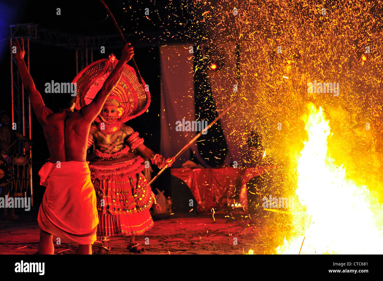 Theyyam makeup hi-res stock photography and images - Alamy