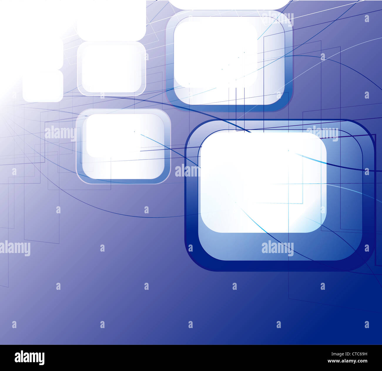 vector abstract background with rounded rectangles Stock Photo - Alamy