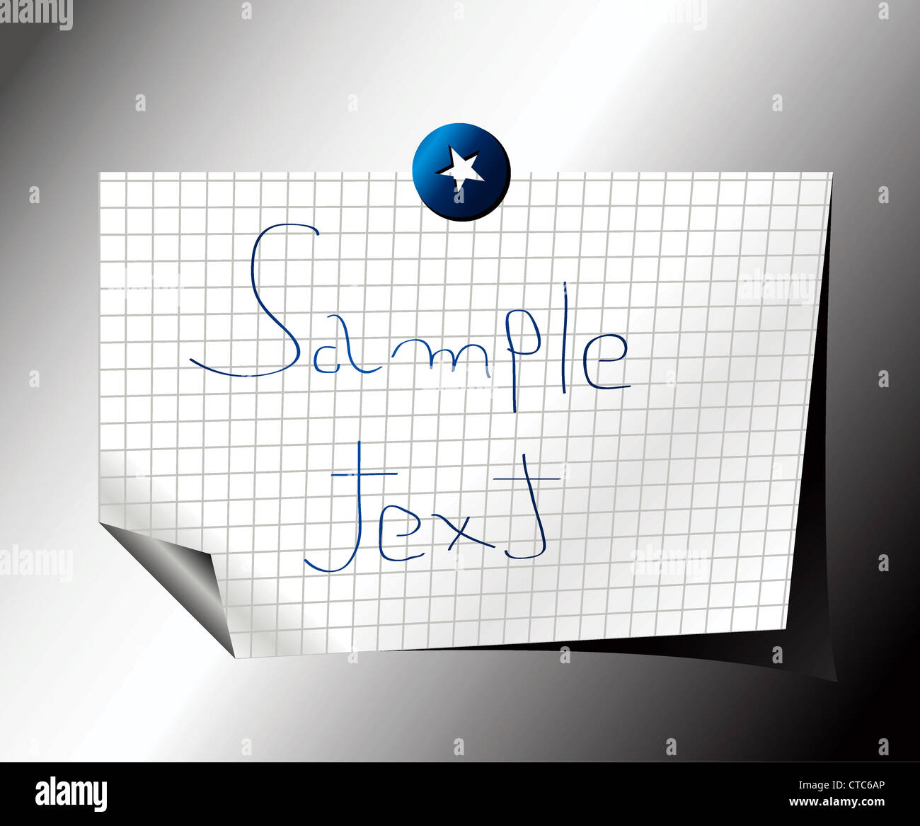 note paper vector illustration Stock Photo - Alamy