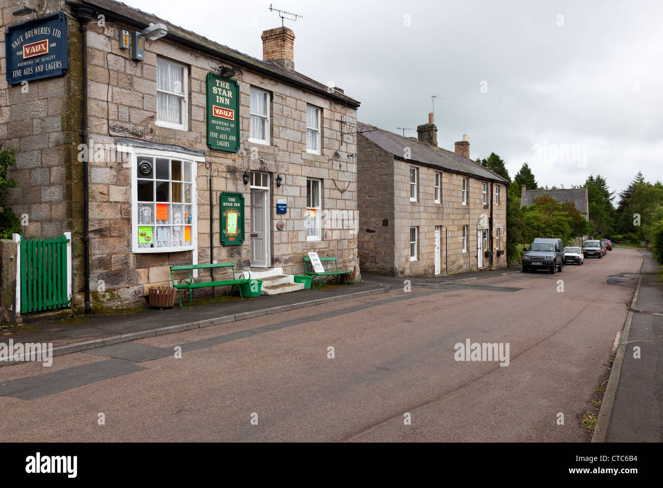 Harbottle village hi-res stock photography and images - Alamy