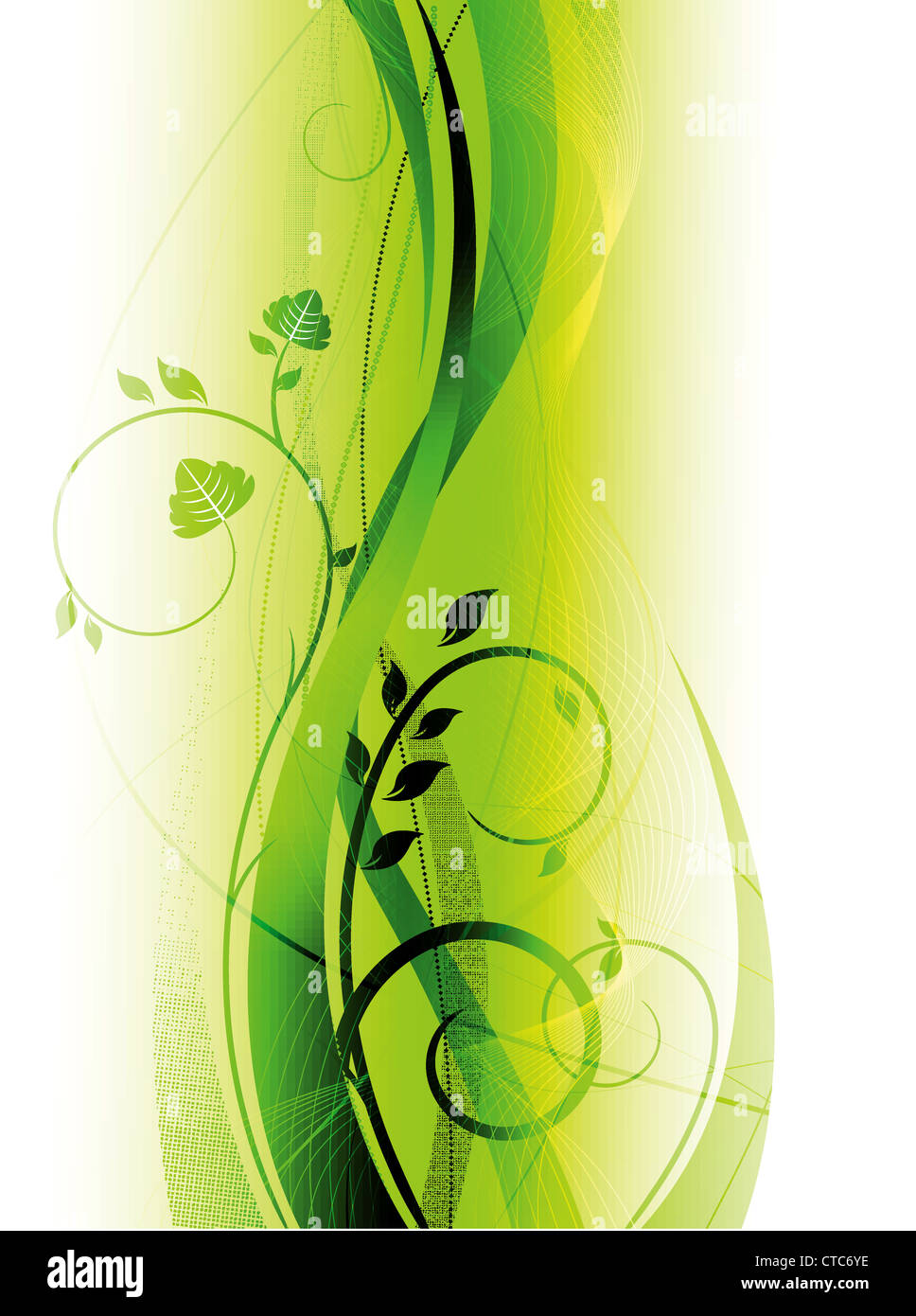 green abstract background vector illustration Stock Photo - Alamy