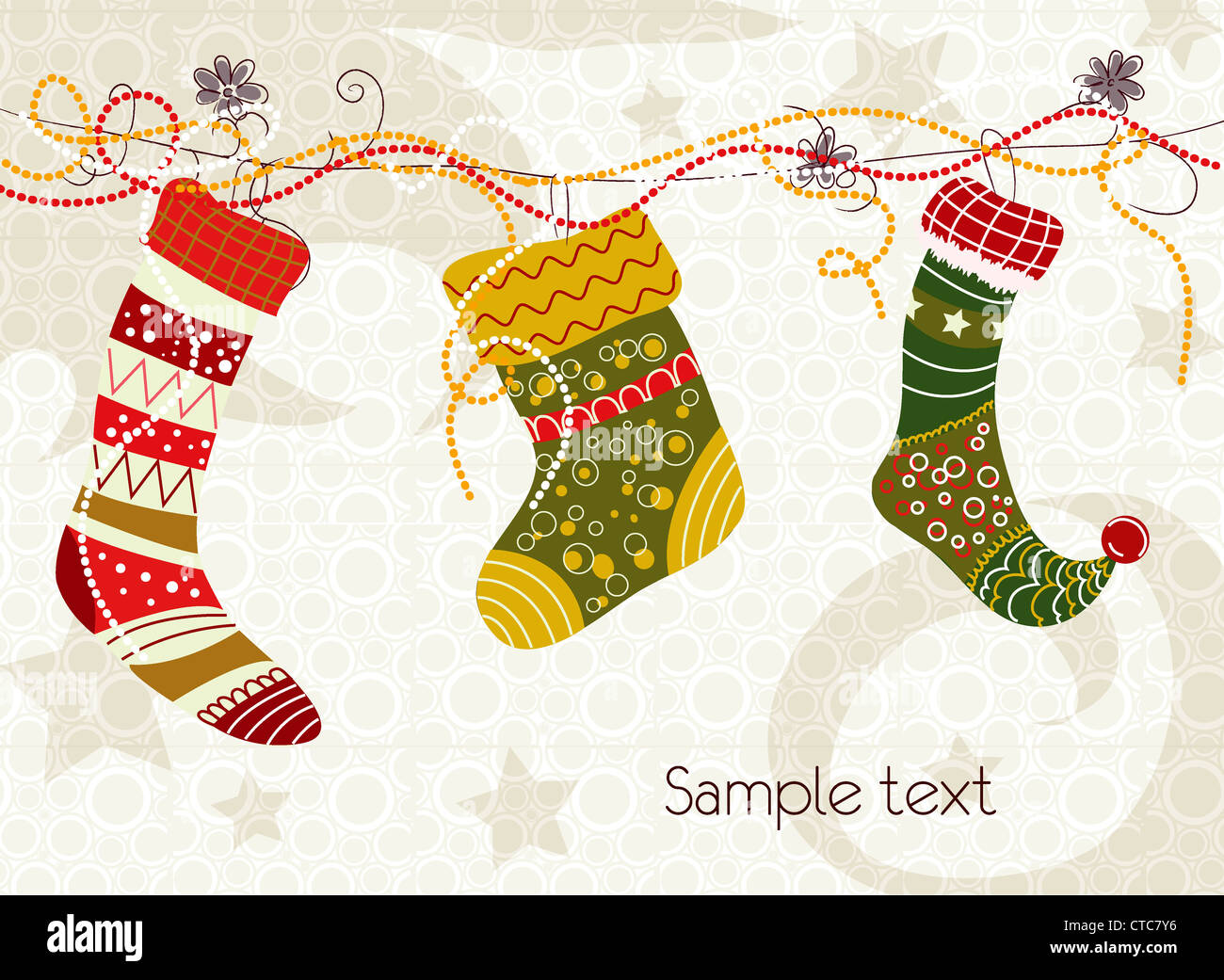 Socks illustration hi-res stock photography and images - Alamy