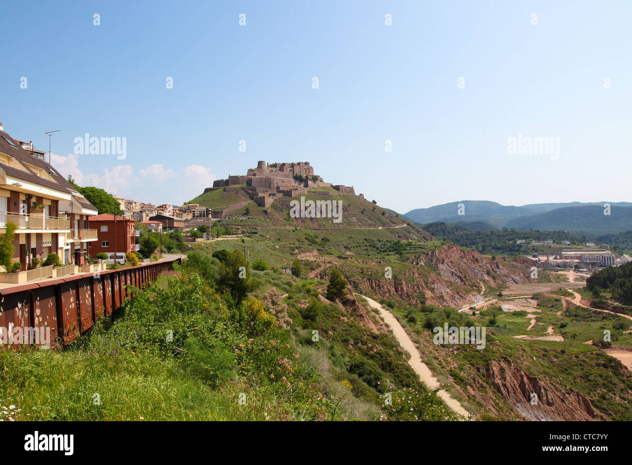 Cardona castle in Spain Stock Photo - Alamy