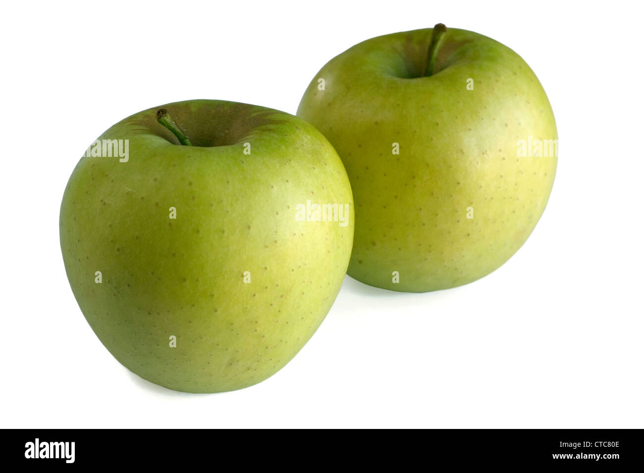 Two juicy apples on Cut Out Stock Images & Pictures - Alamy