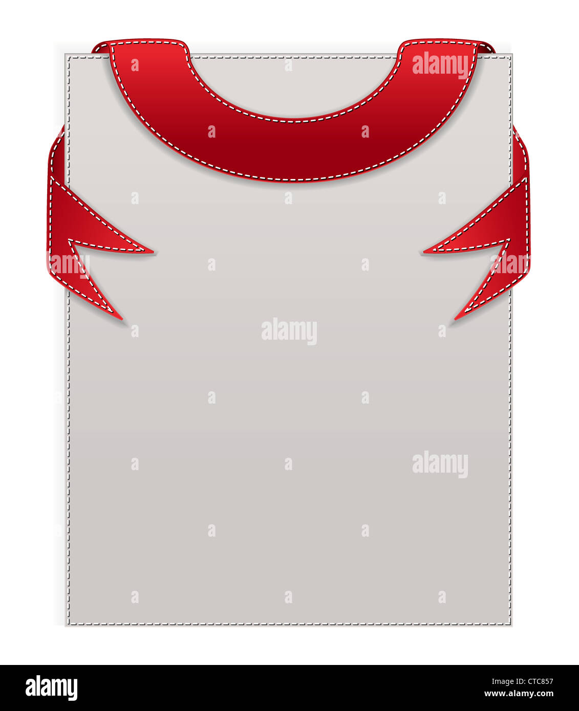 stitch banner vector illustration Stock Photo - Alamy