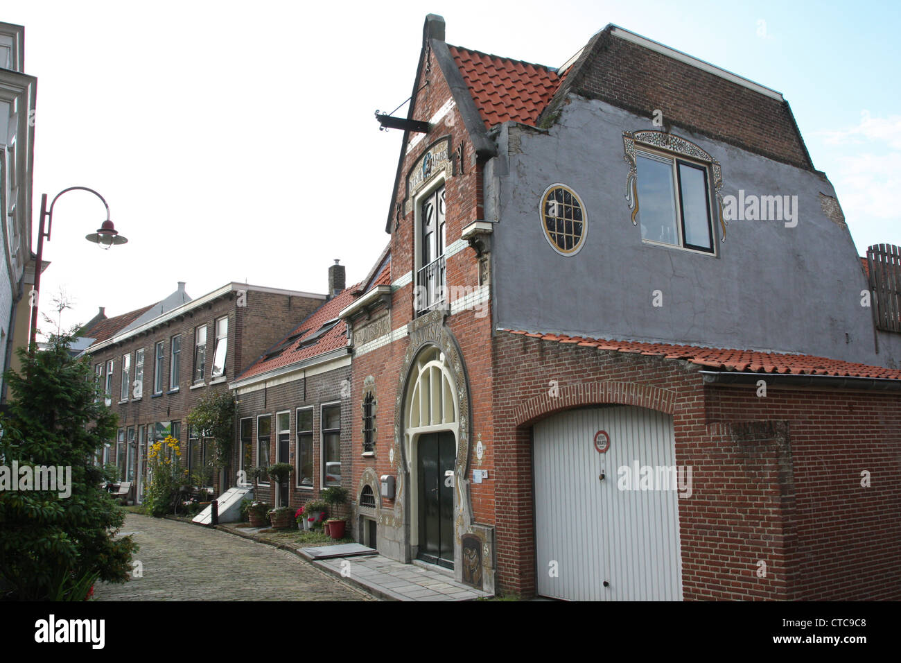 Former vinegar factory (1900) in restored old town of Middelburg ...
