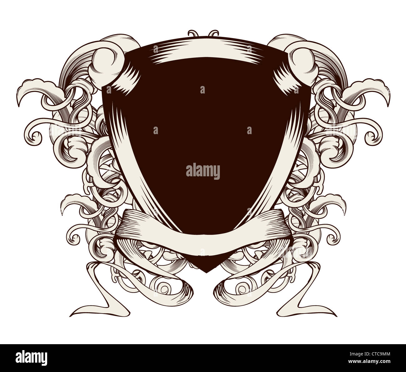 Shield vintage hi-res stock photography and images - Alamy