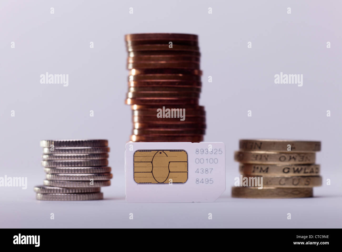 European SIM Card Stock Photo - Alamy