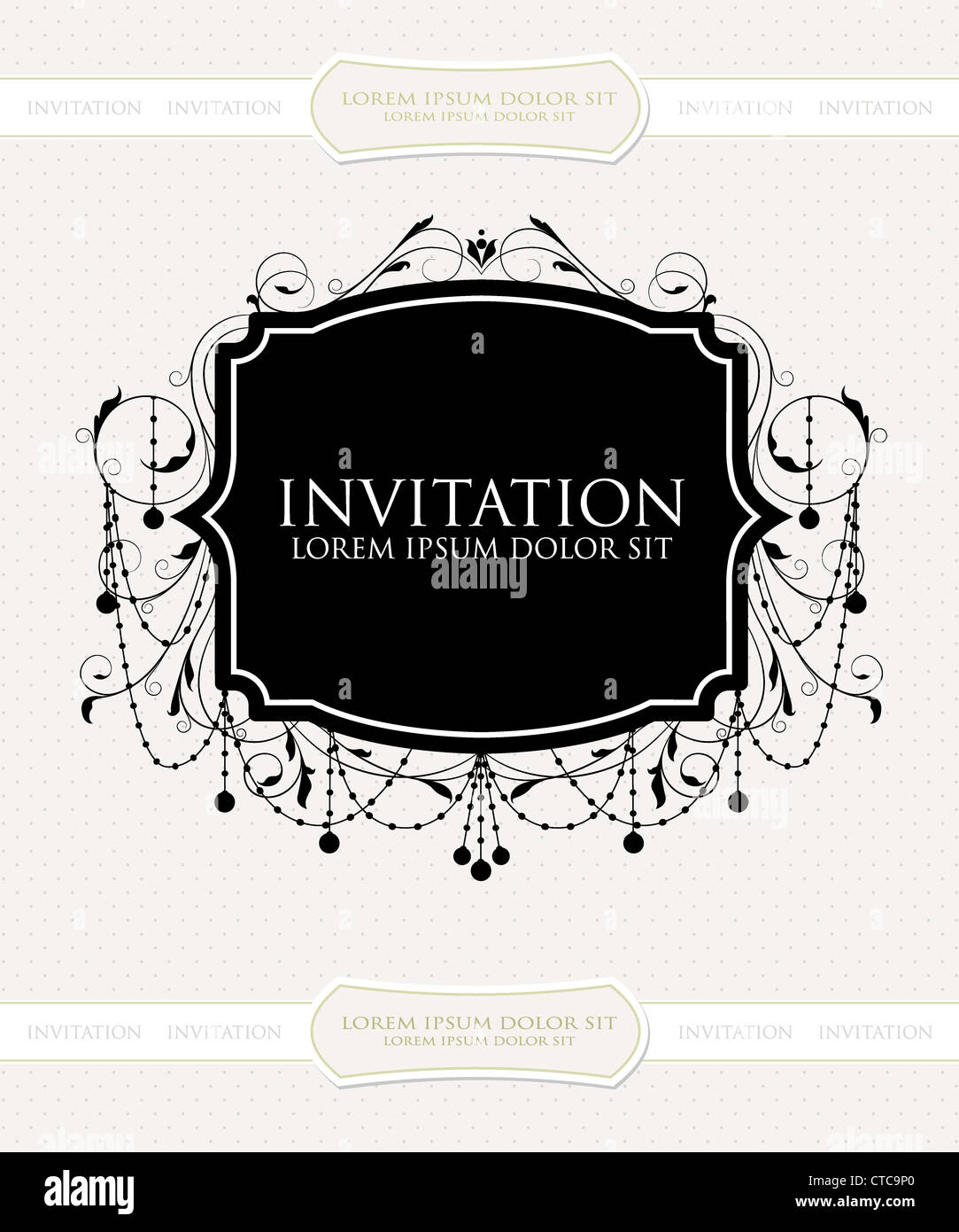 vintage label vector illustration Stock Photo - Alamy