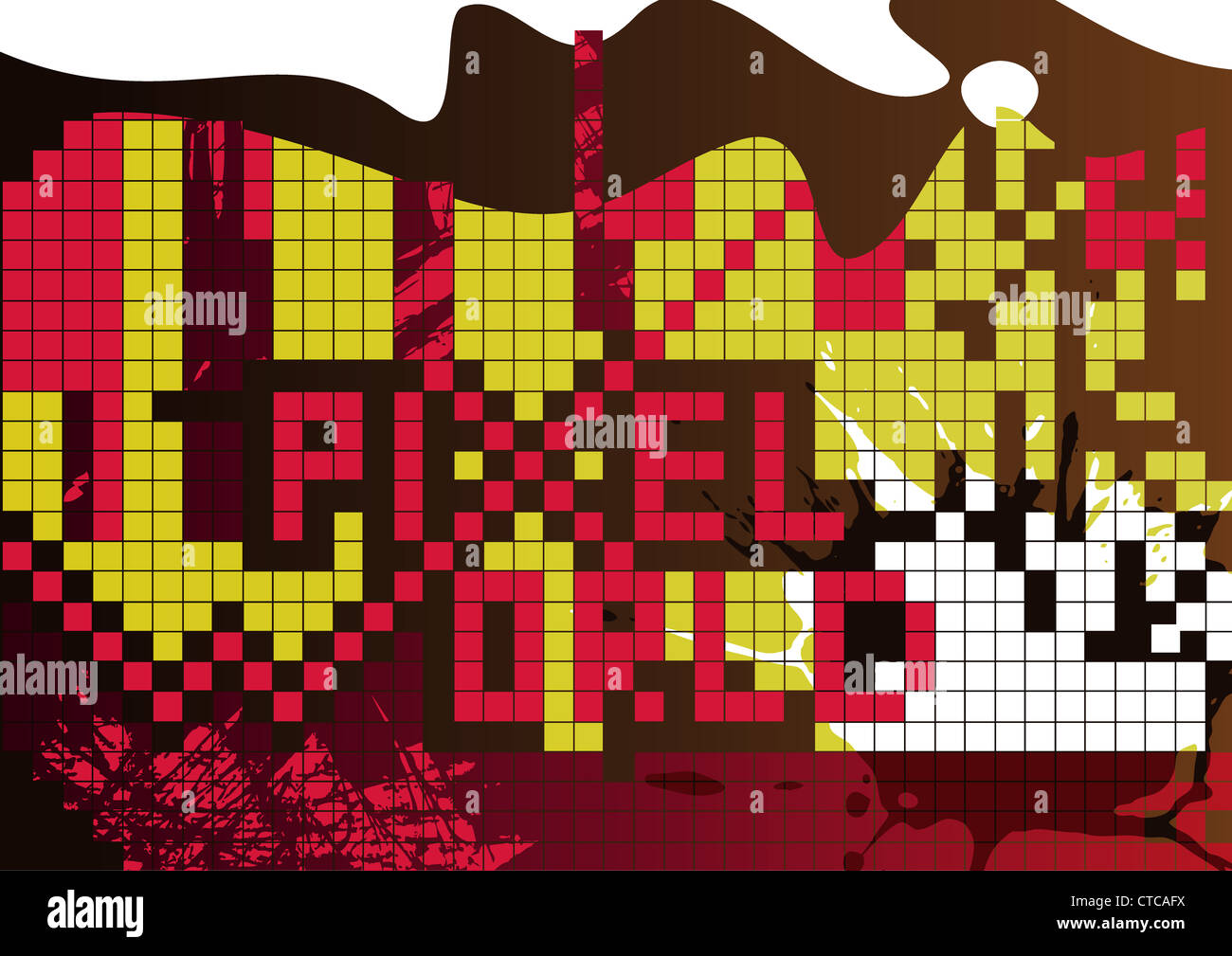 abstract pixel background Stock Photo - Alamy