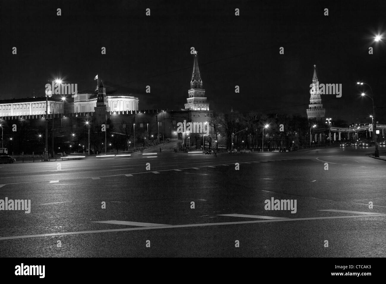 Russia red square Black and White Stock Photos & Images - Alamy