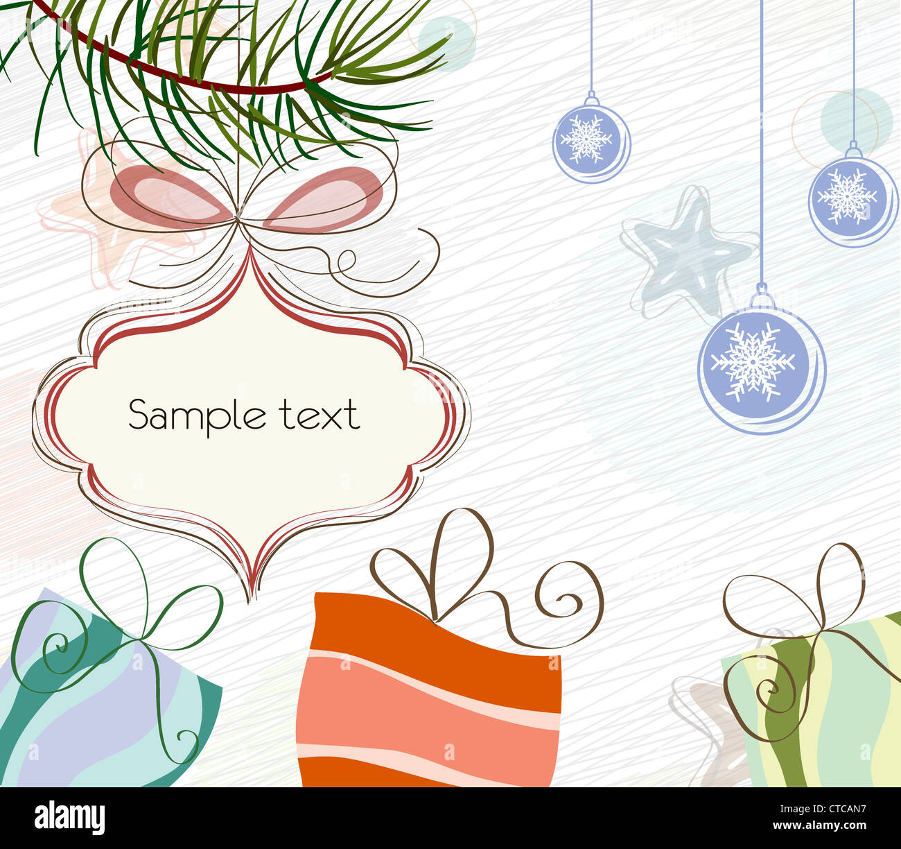 vector christmas background Stock Photo - Alamy