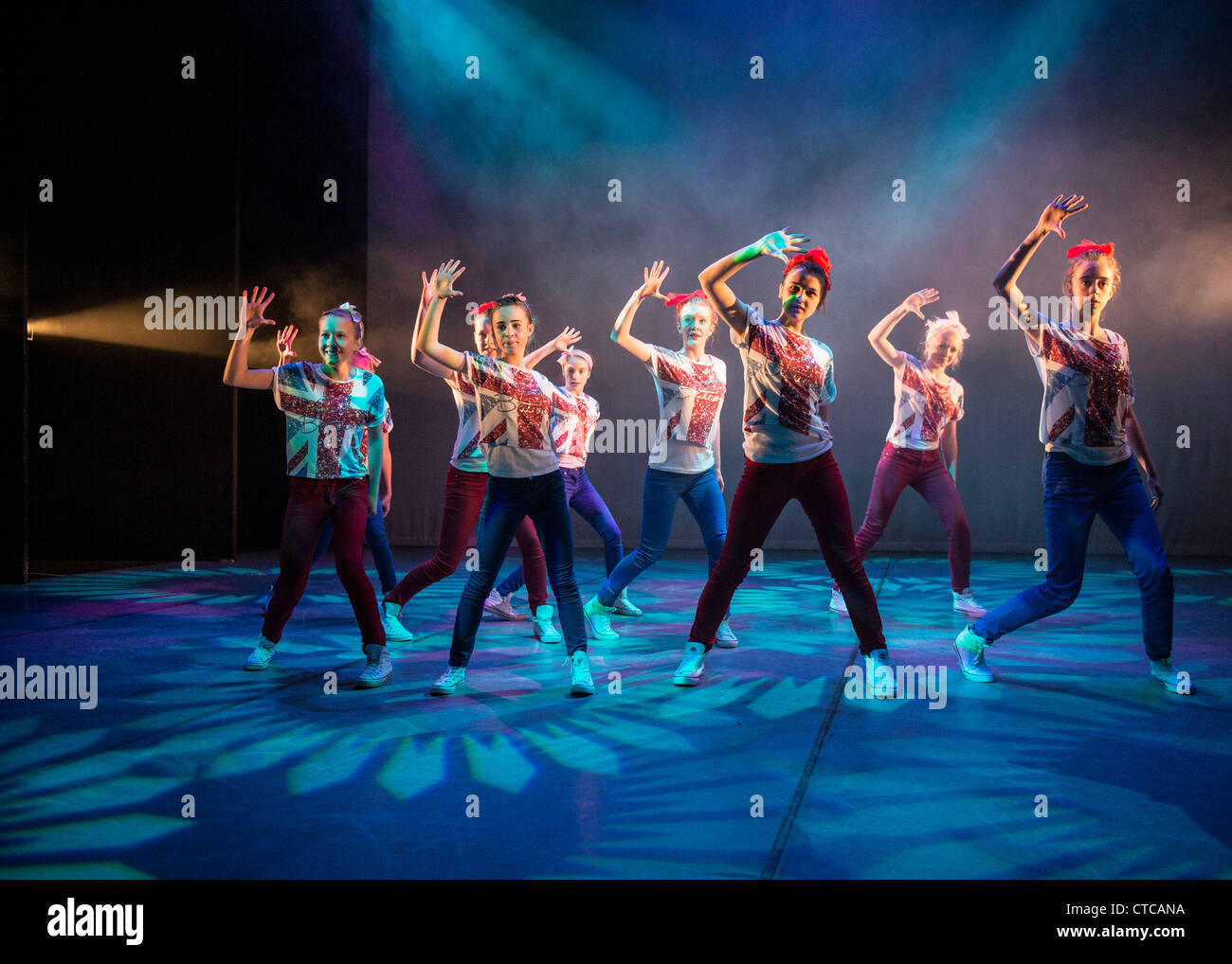 Girls cheering or dancing High Resolution Stock Photography and Images ...