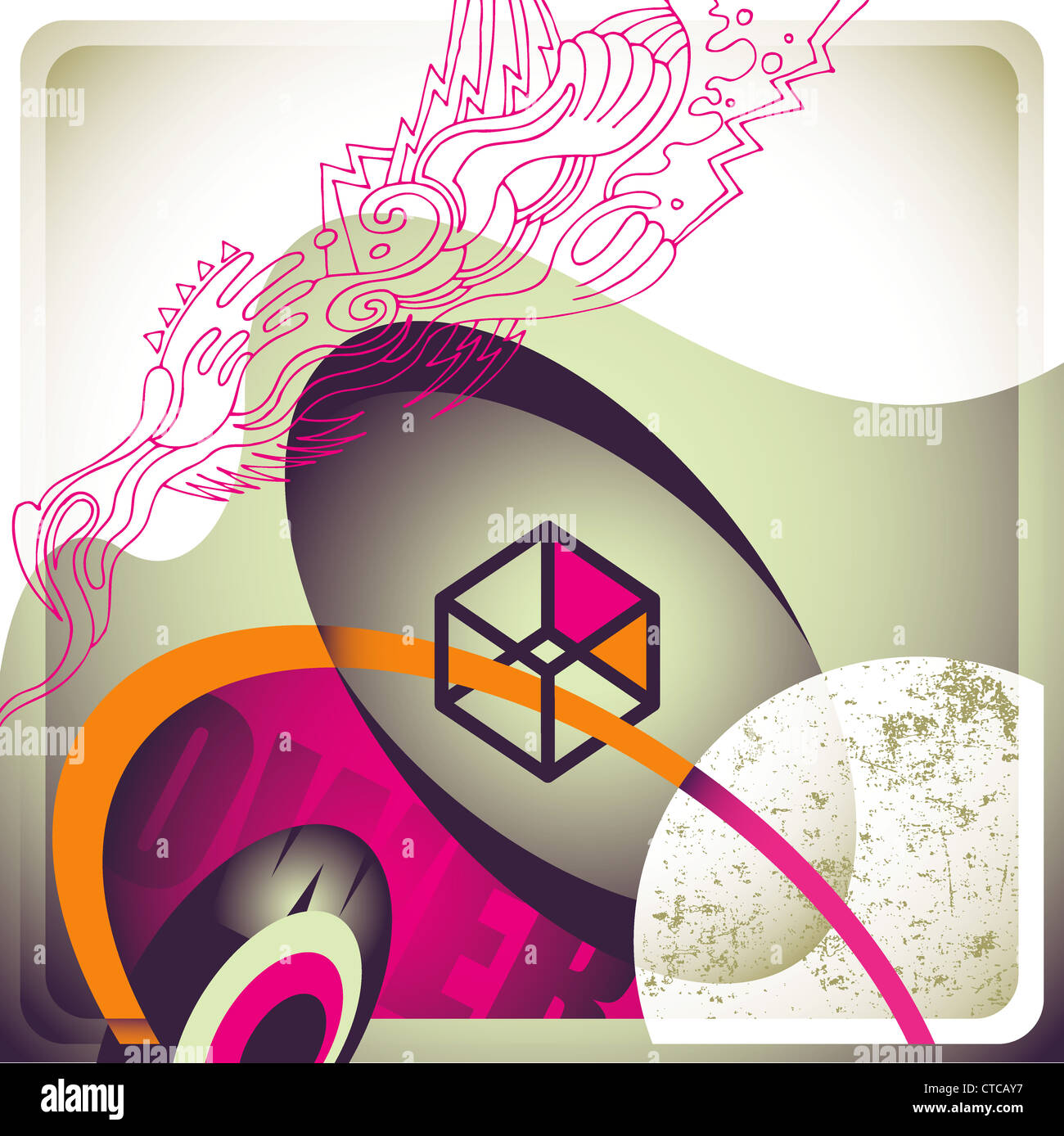 Artistic conceptual abstraction in color Stock Photo - Alamy