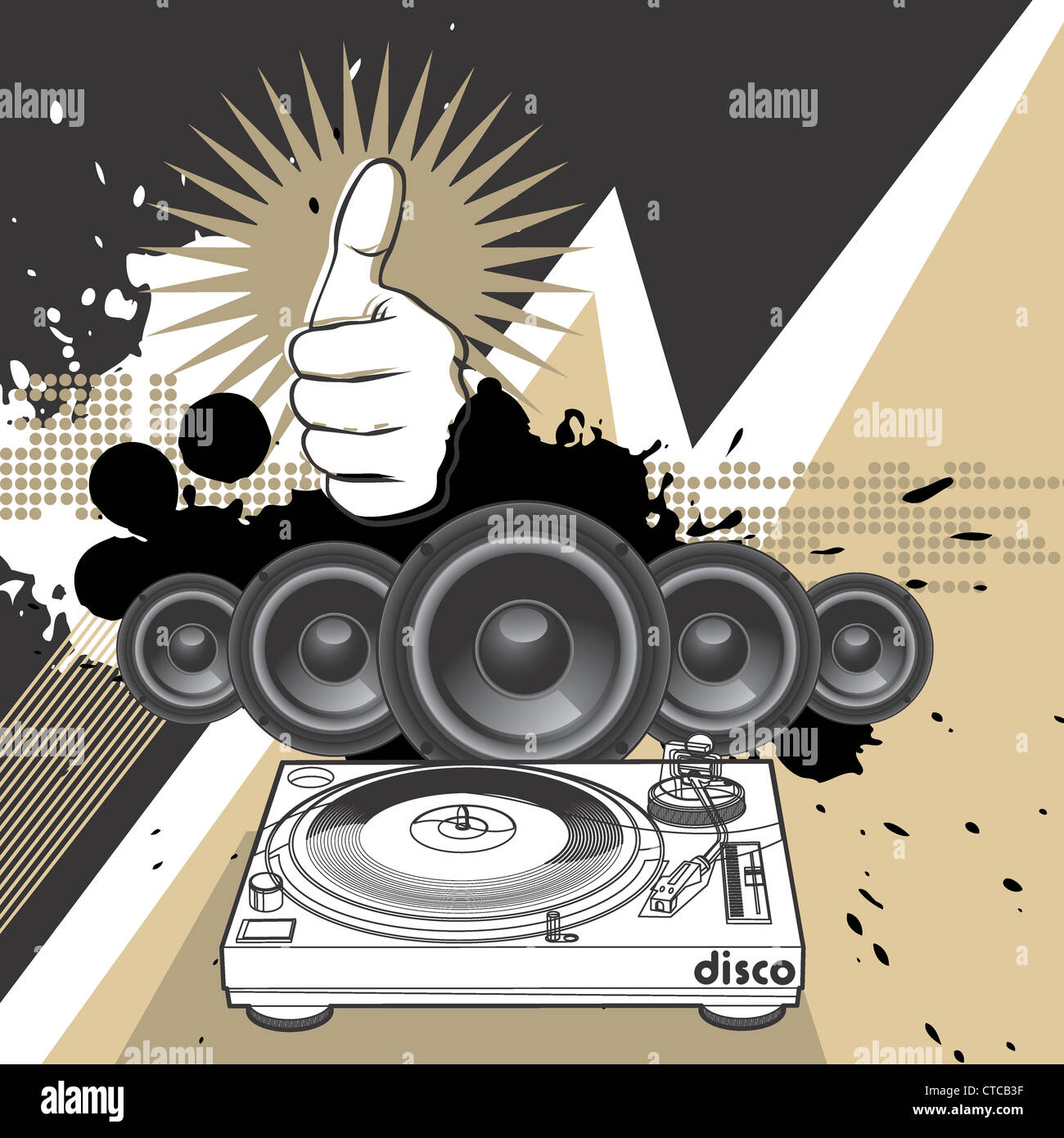 Artistic modern music background Stock Photo - Alamy