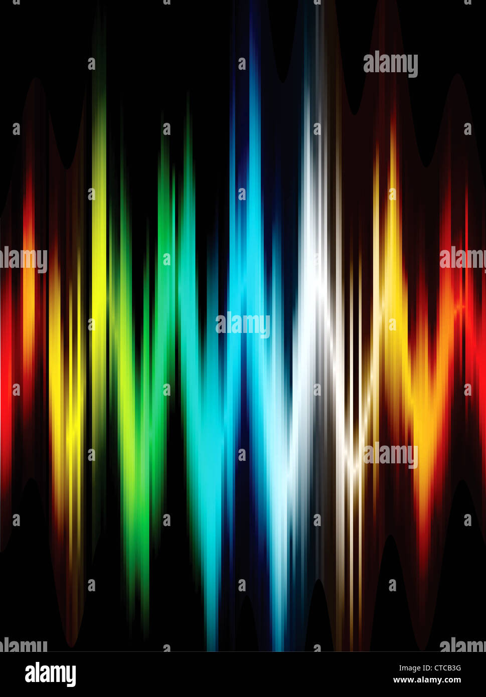 colorful wave vector illustration Stock Photo - Alamy