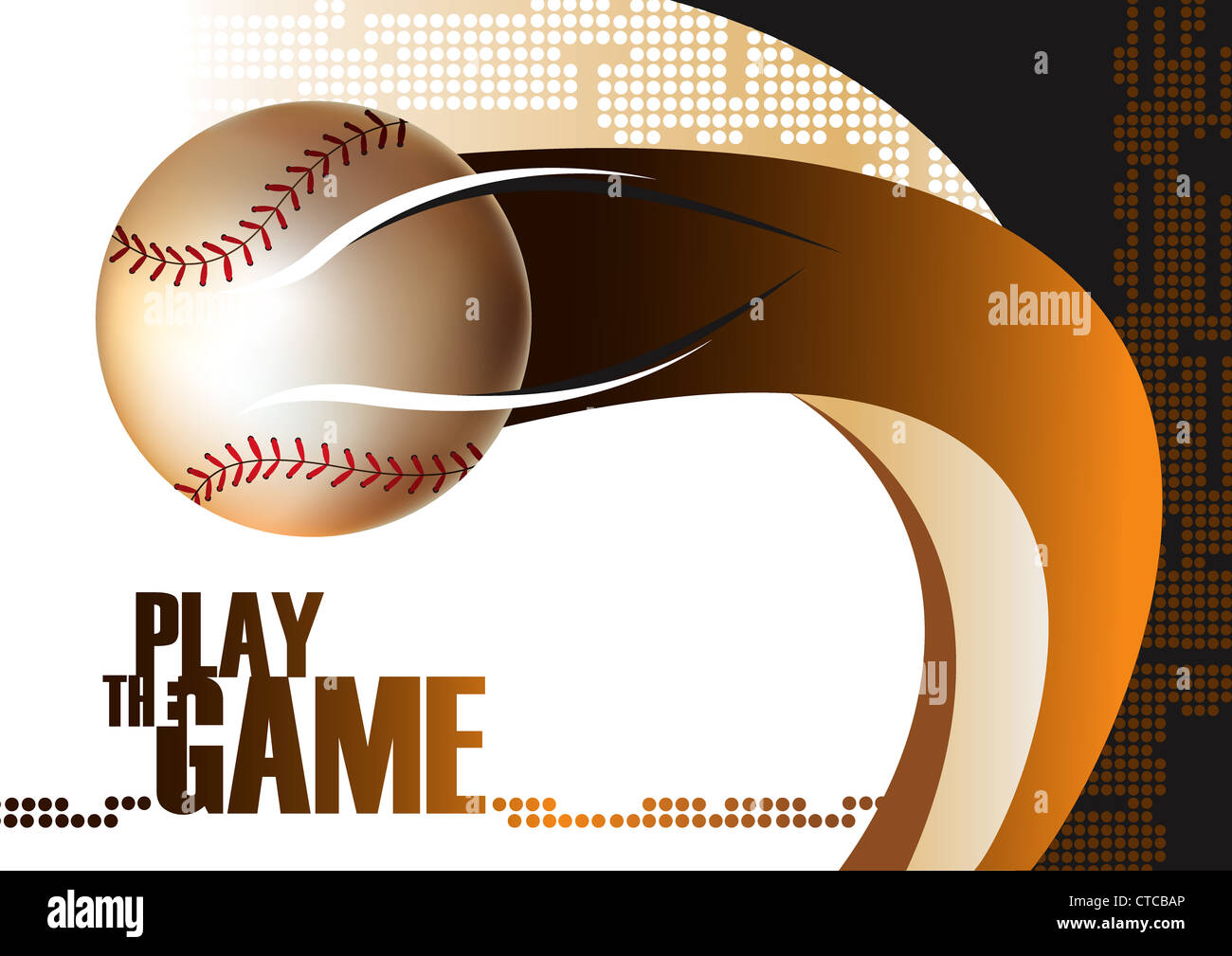 Baseball poster background Stock Photo - Alamy