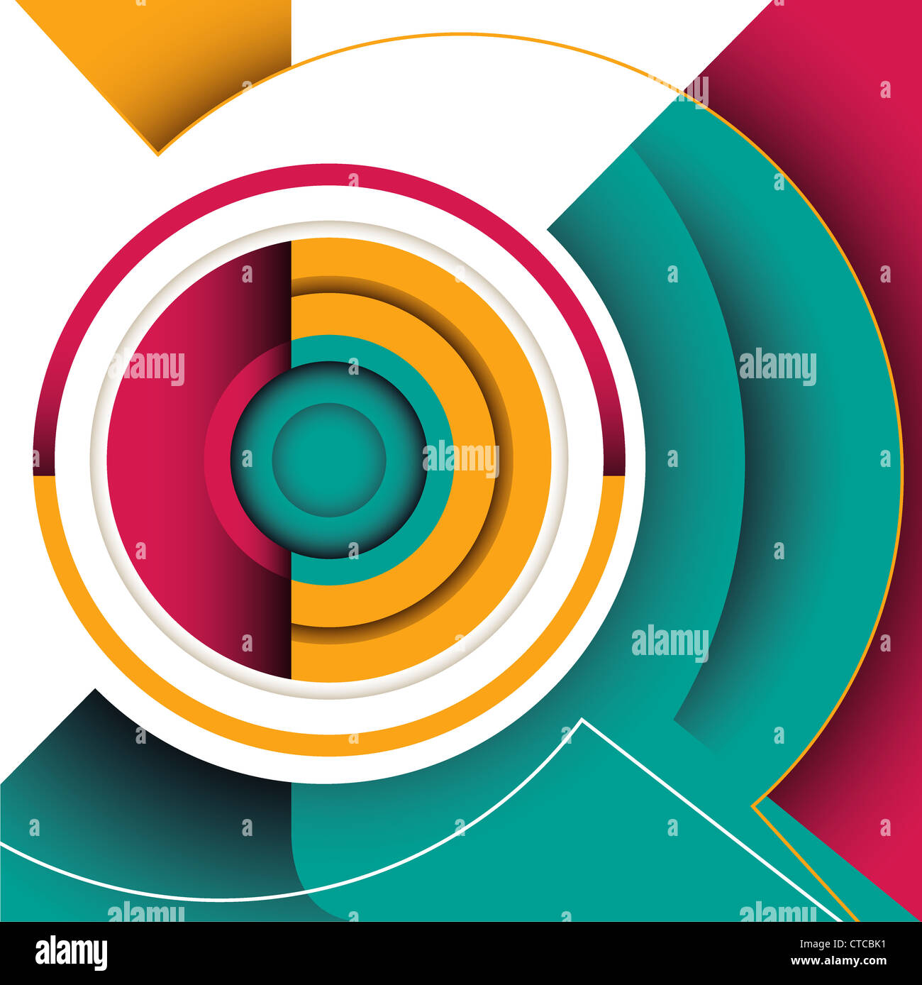 Colorful background with futuristic abstract shapes Stock Photo - Alamy