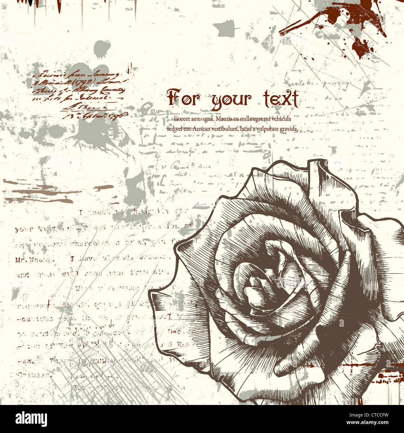 vintage background vector illustation Stock Photo - Alamy