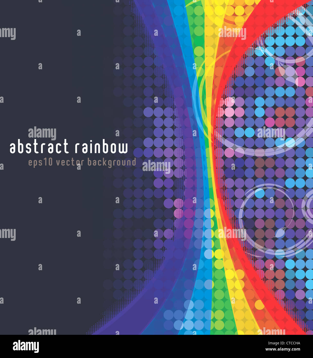 vector abstract background with rainbow Stock Photo - Alamy