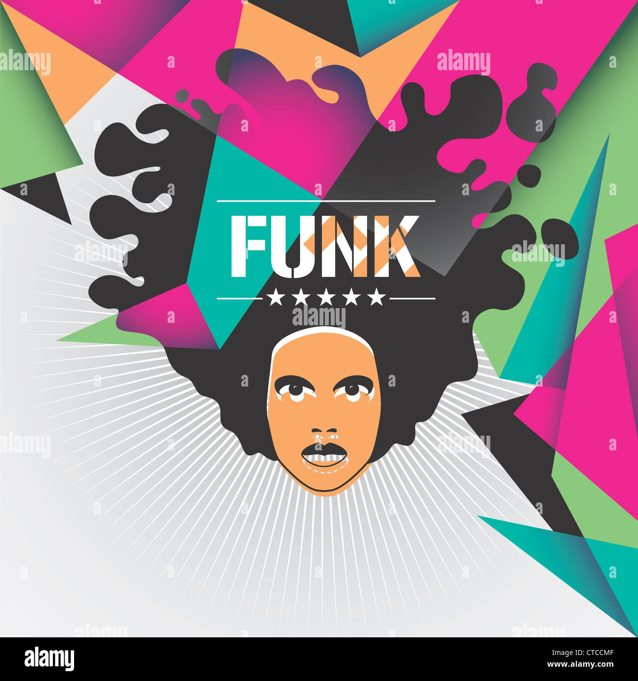 Designed funk background in color Stock Photo - Alamy