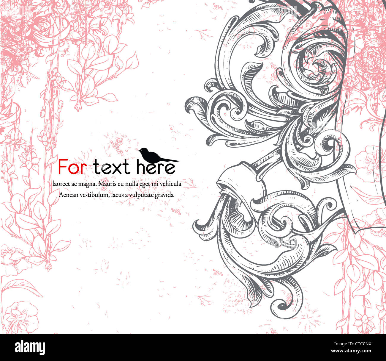 vintage background vector illustation Stock Photo - Alamy