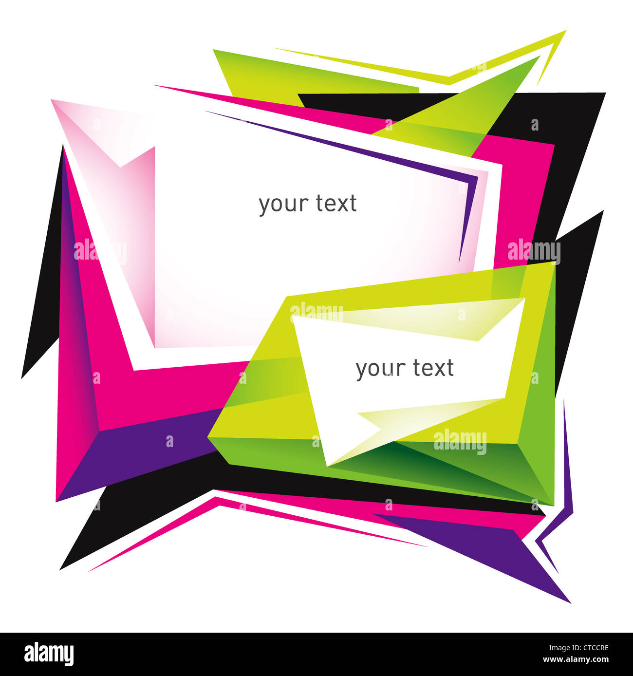 Angular shapes Cut Out Stock Images & Pictures - Alamy