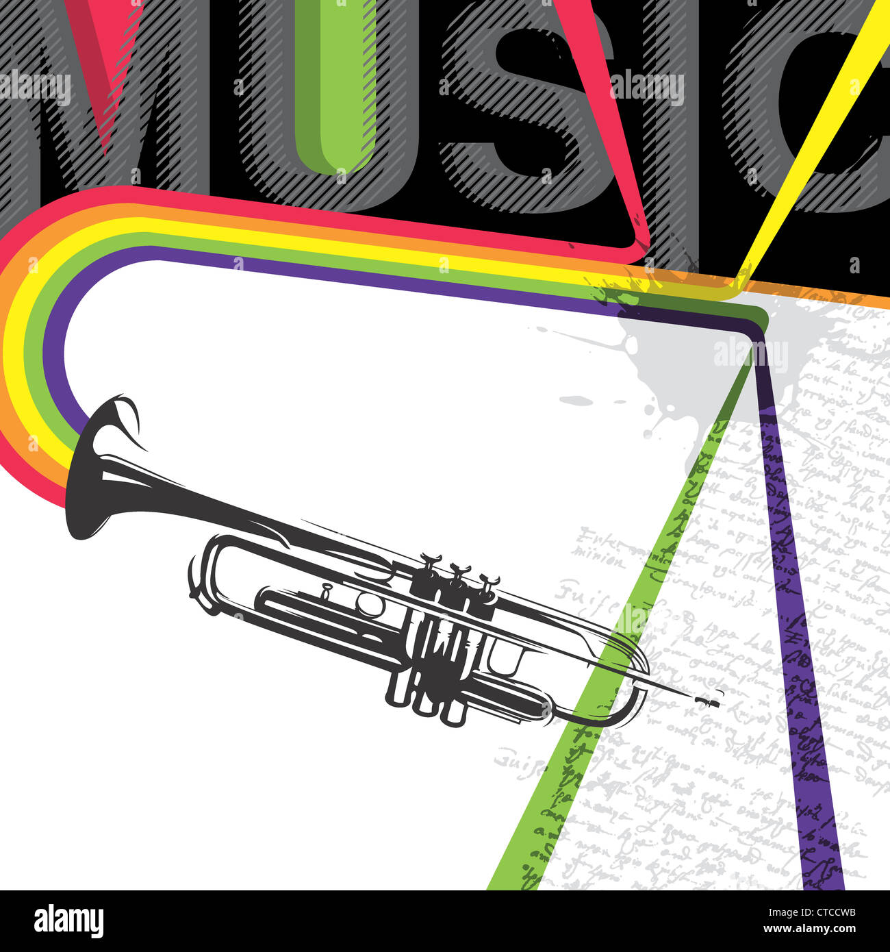 Trumpet banner hi-res stock photography and images - Alamy