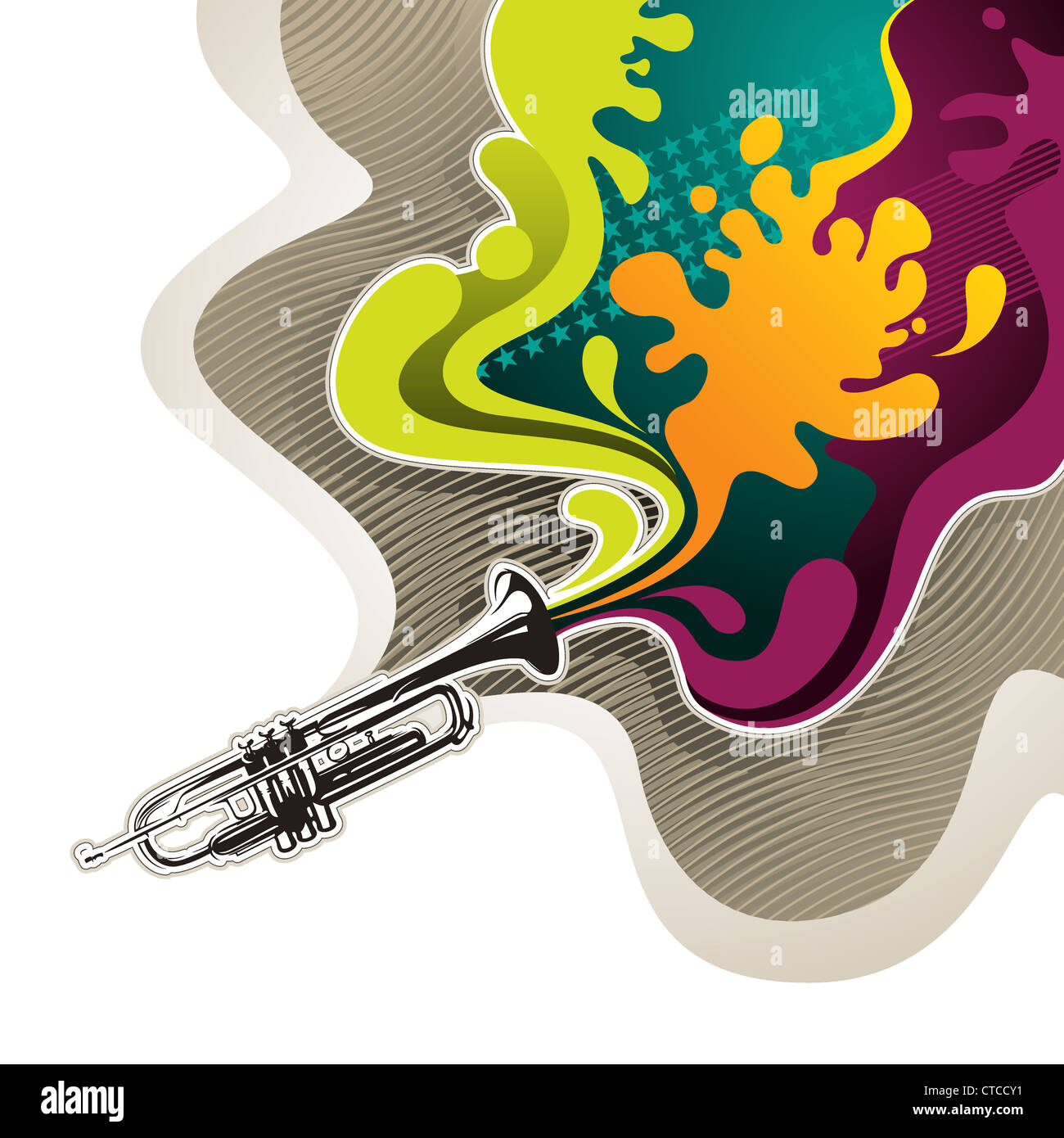 Trumpet banner hi-res stock photography and images - Alamy