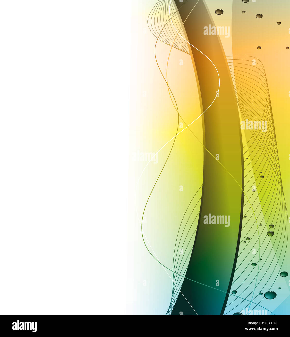 vector abstract background with wave Stock Photo - Alamy