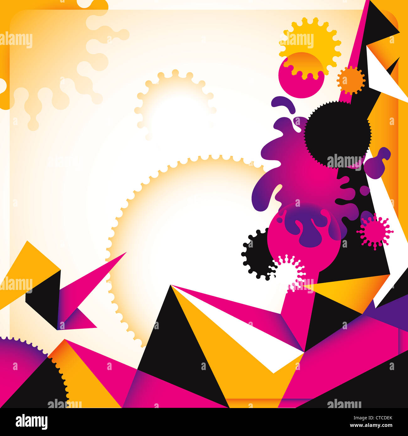 Funny abstract composition in color Stock Photo - Alamy