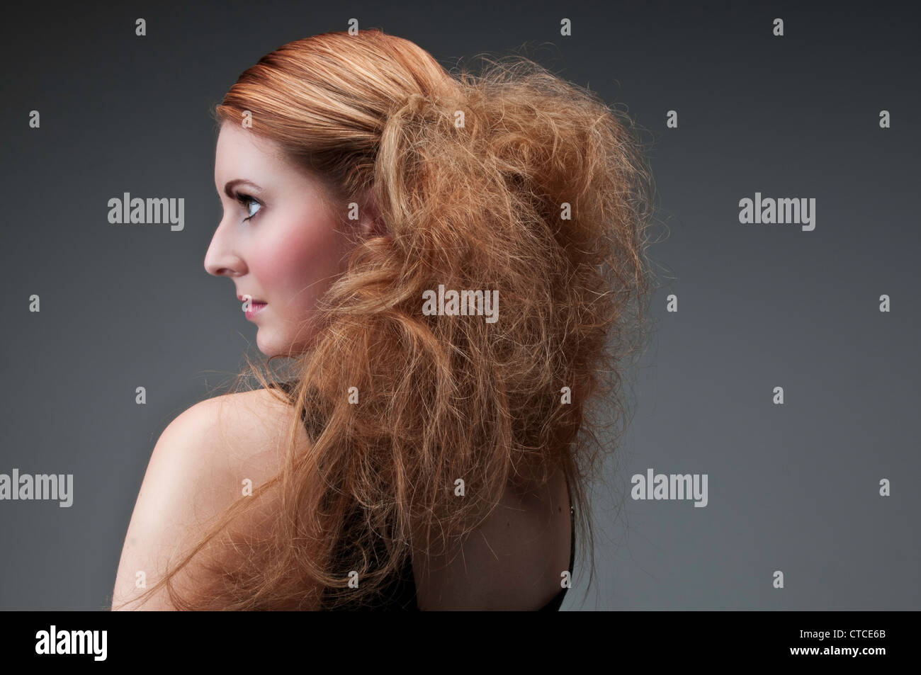 Backcombed hair hi-res stock photography and images - Alamy