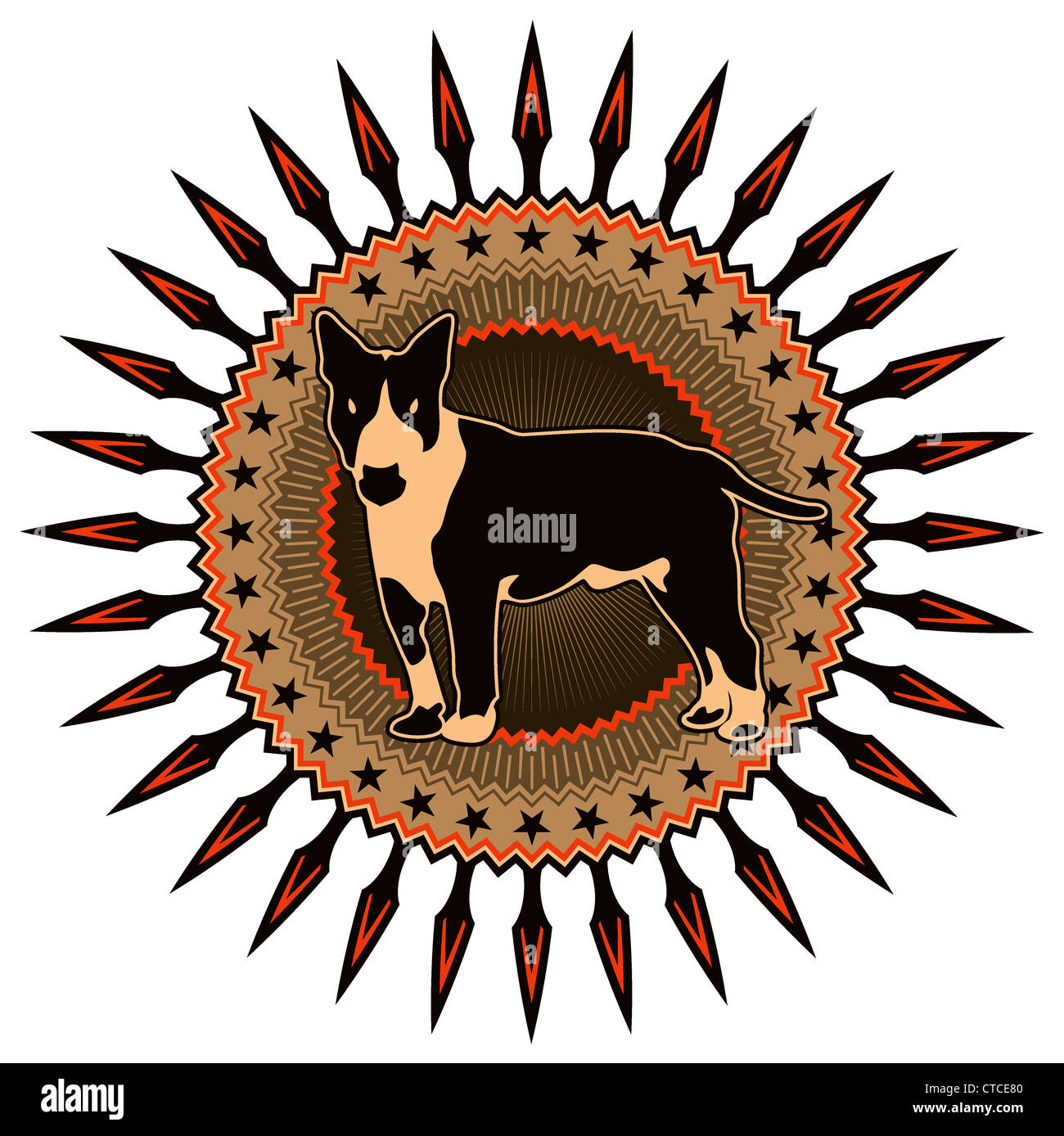 Dog illustrated hi-res stock photography and images - Alamy