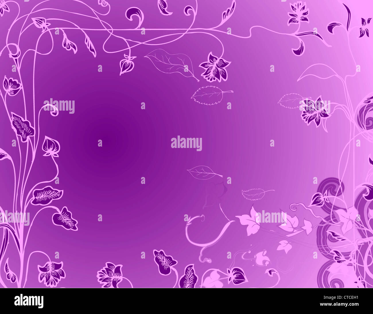 abstract floral background vector illustration Stock Photo - Alamy