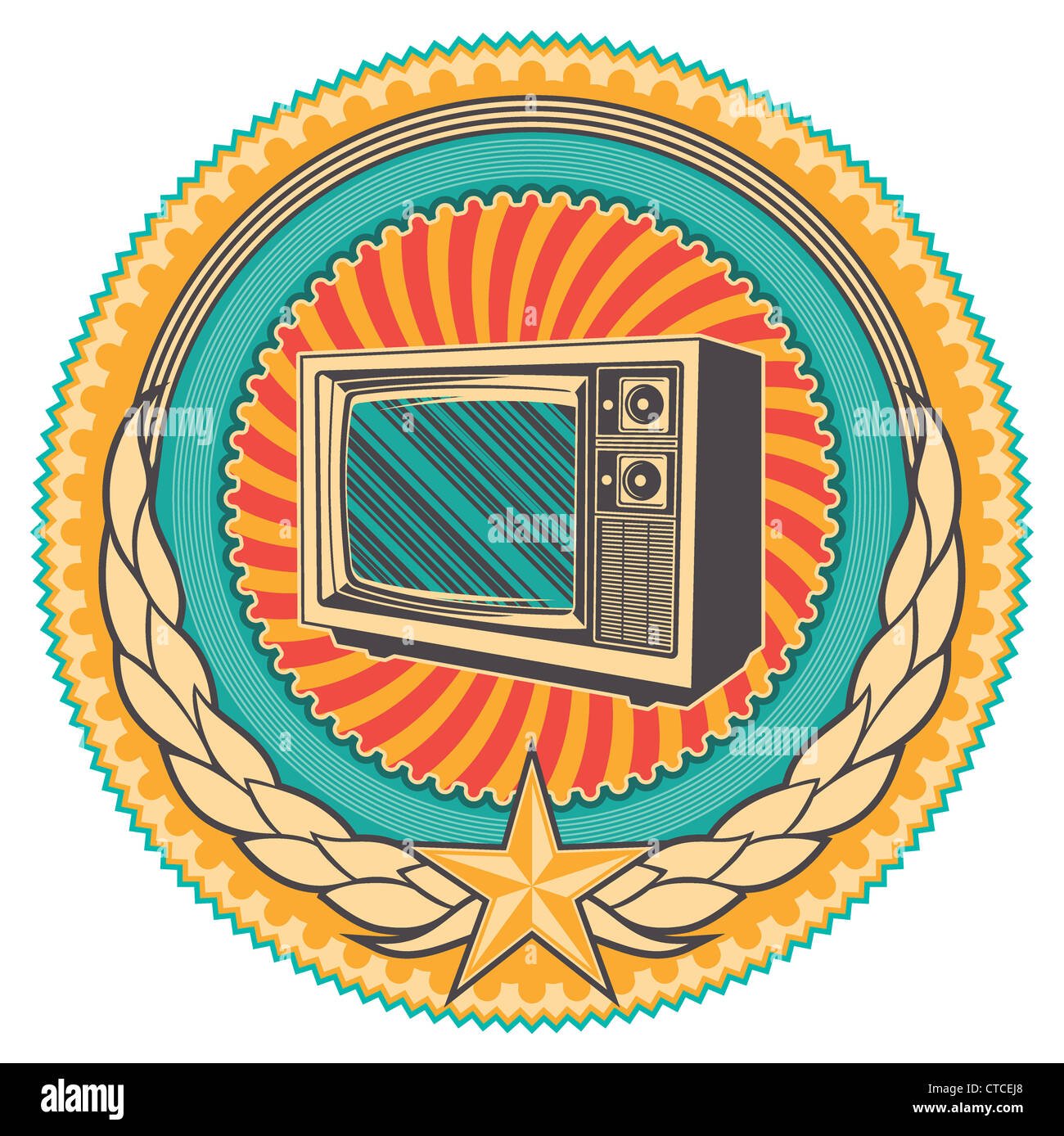 Old television hi-res stock photography and images - Alamy