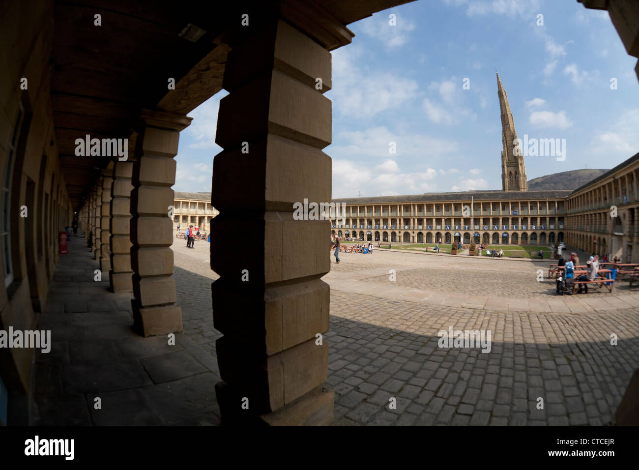 Piece Hall Halifax, opened in 1779 for the trading of cloth, now home ...