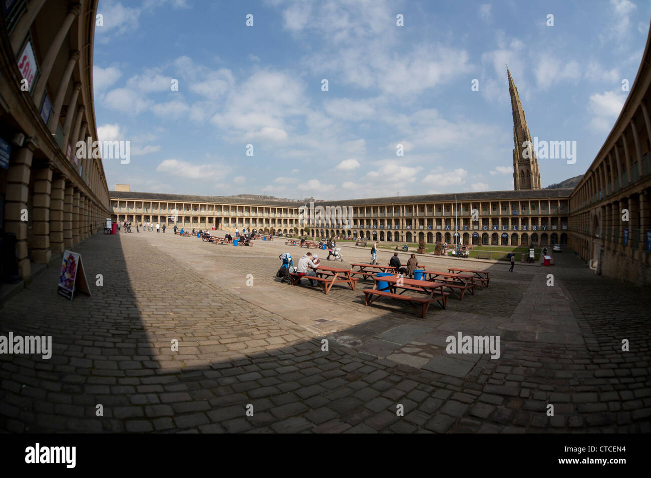 Piece Hall Halifax, opened in 1779 for the trading of cloth, now home ...