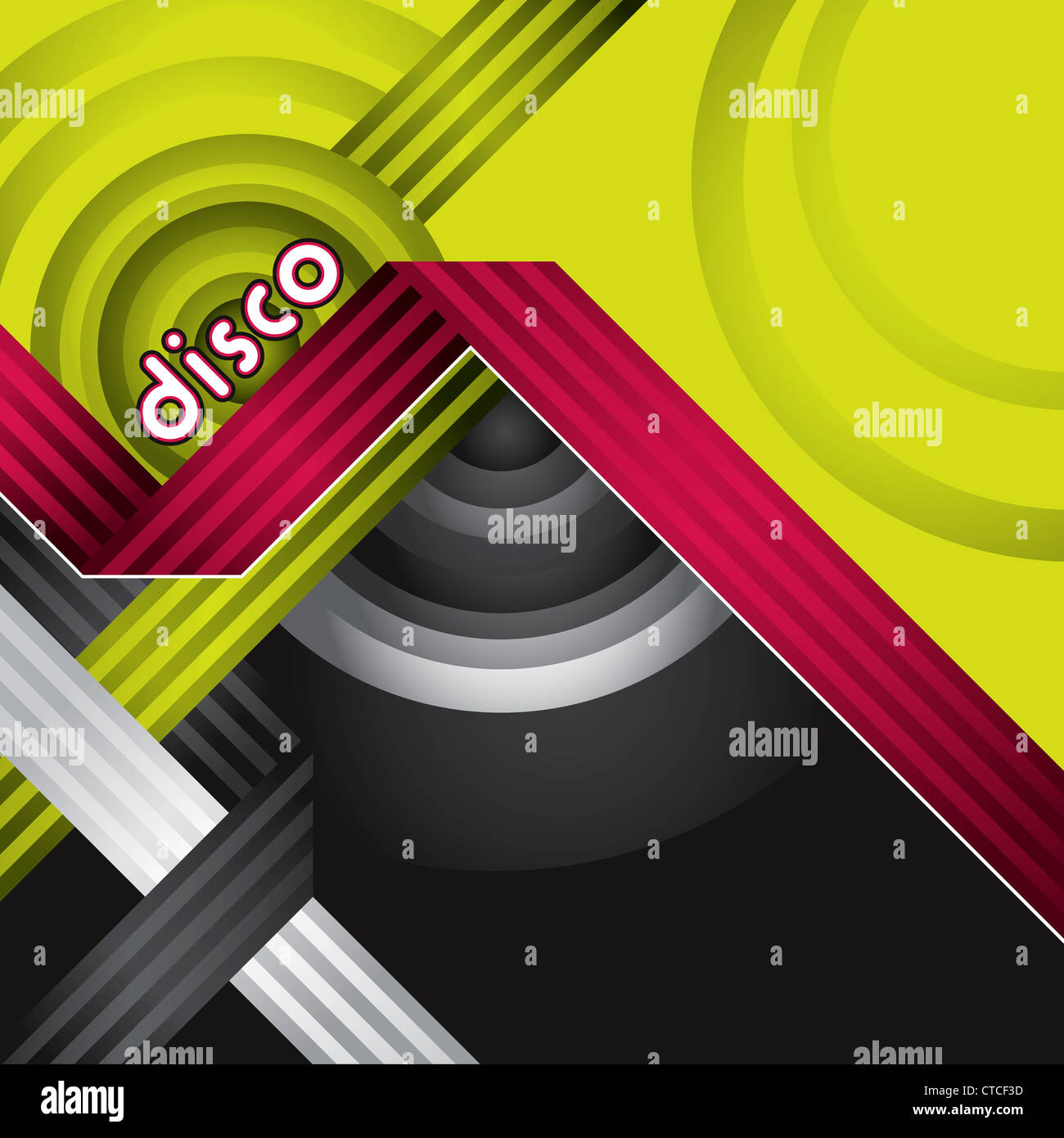 Modern designed disco banner Stock Photo - Alamy