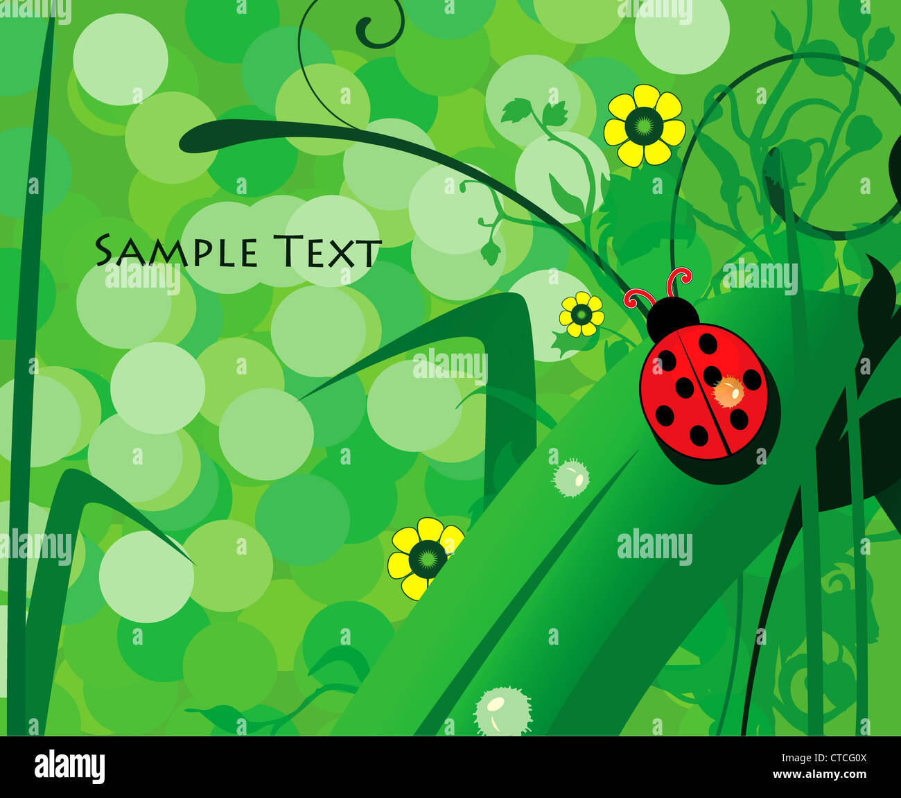 abstract spring background vector illustration Stock Photo - Alamy