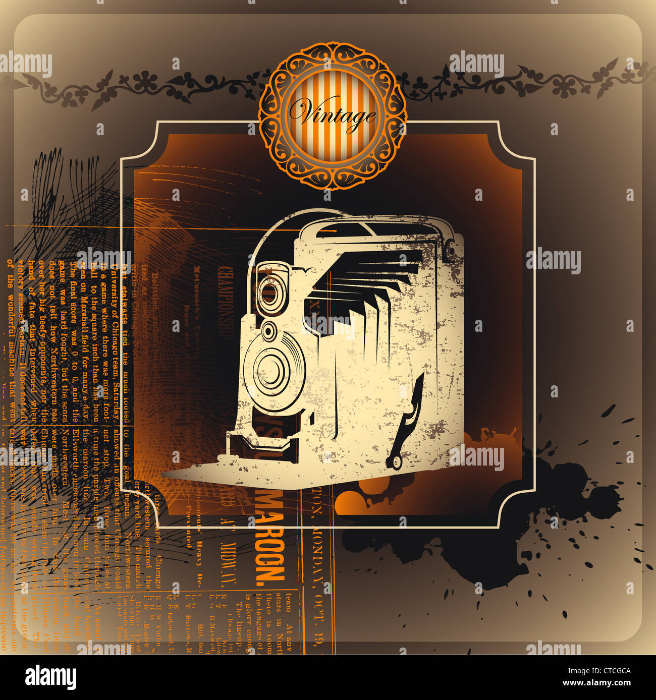 Vintage banner hi-res stock photography and images - Alamy
