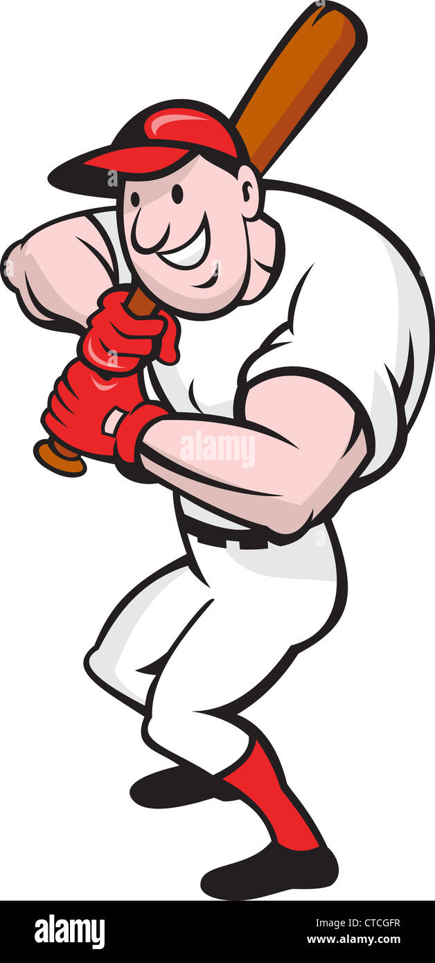 Baseball Batter Silhouette Facing Pitcher